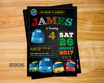 Tayo birthday party | Etsy