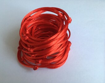 Red thread jewelry | Etsy