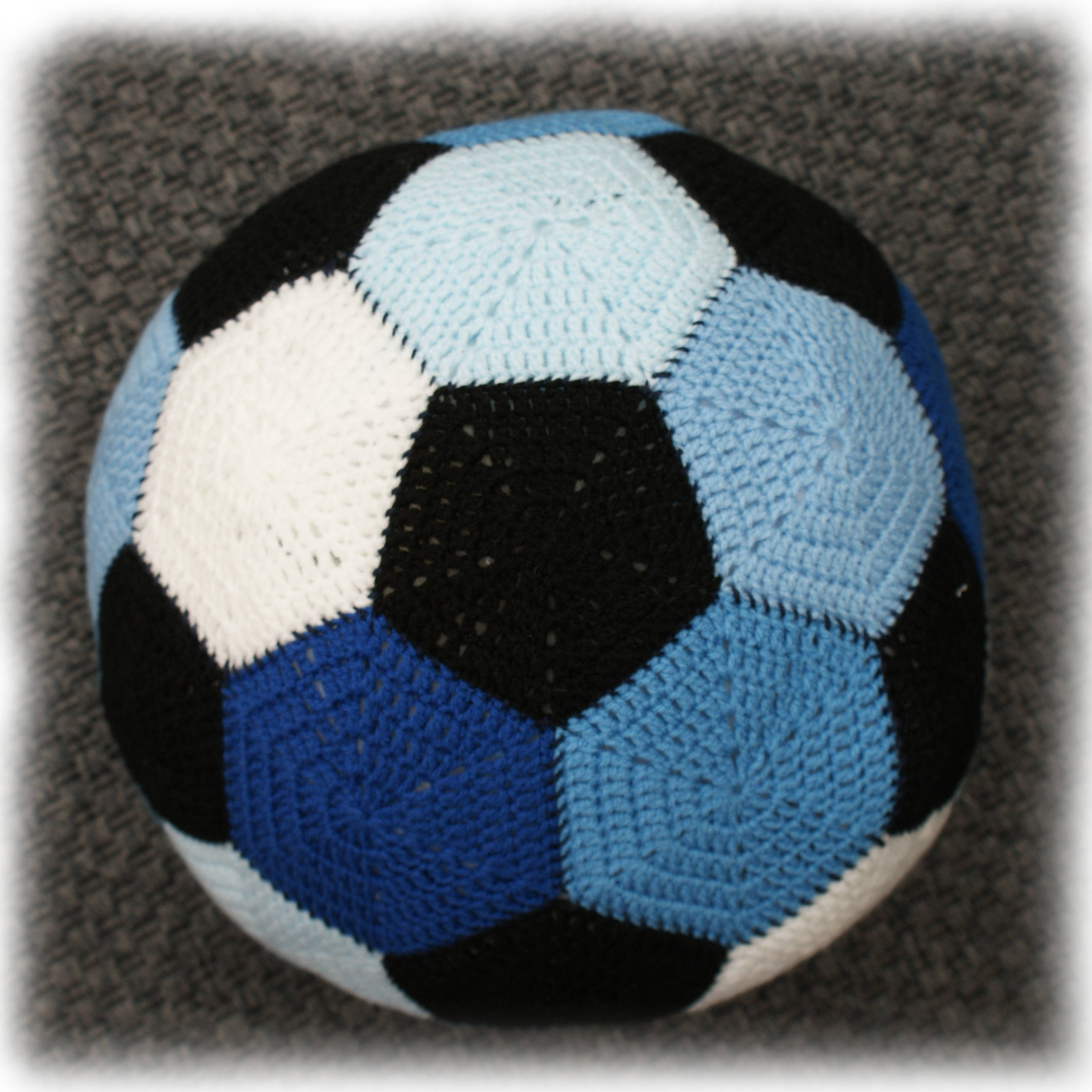 Football Soccer Ball Stuffed Toy Crochet Pattern