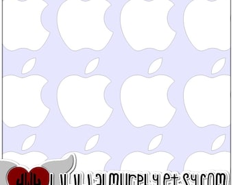 Apple stickers | Etsy