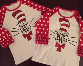 Cat in the hat shirt | Etsy