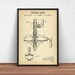 Ophthalmic Refractor Patent Print Optometry Poster Printable