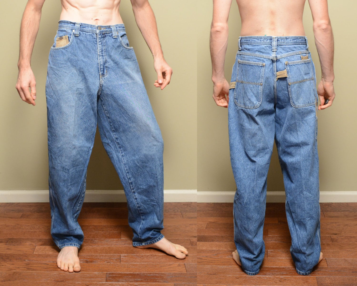 Vintage 90s JNCO Jeans JNCO Los Angeles Wide Leg Baggy Pants