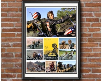 Easy rider poster | Etsy