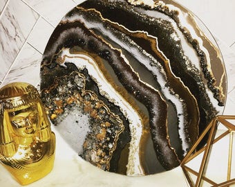 Geode wall art | Etsy