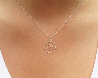 Surfer necklace | Etsy