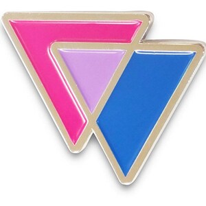 Pink Triangle - Gay and Lesbian LGBT Support Pride Symbol Enamel Pin ...
