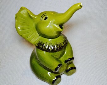 Elephant cookie jar | Etsy