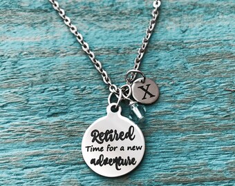 Retirement necklace | Etsy