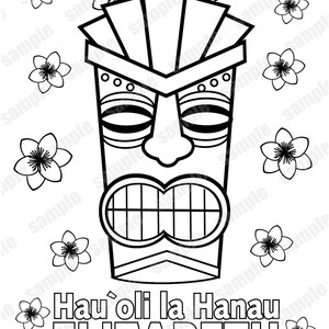 Hawaiian mask | Etsy