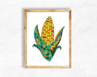 Geometric drawing | Etsy