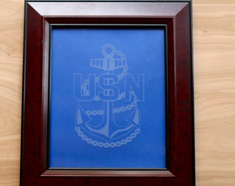 Navy Chief Anchor DXF file format