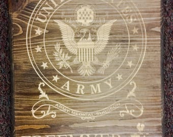 Military plaque | Etsy