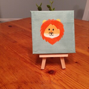 Lion painting | Etsy