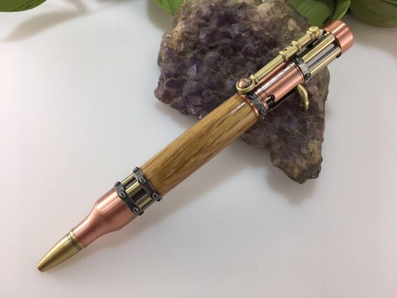 Authentic Used Barrel Wood Steampunk Bolt Action Antique