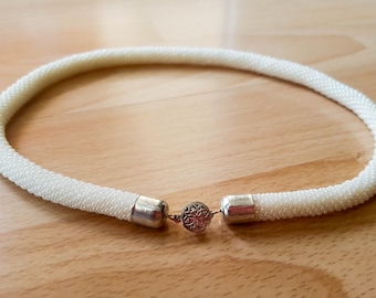 Beaded rope necklace | Etsy