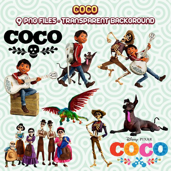 Coco Clipart Disney Coco Movie Coco PNG Digital Coco Coco