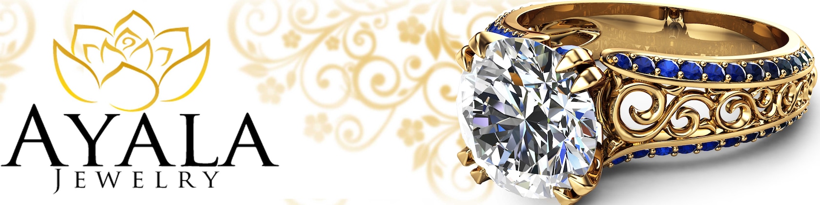 Ayala Jewelry Unique Engagement Ring Rose Gold by AyalaDiamonds