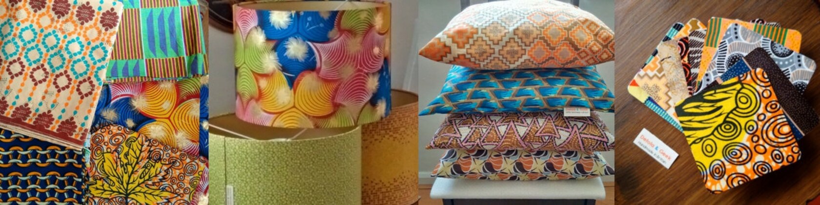 Handmade African Wax Print Lampshades Homewares & by DetolaAndGeek