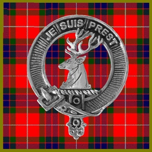 Thompson Clan Crest Scottish Cap Badge CB02