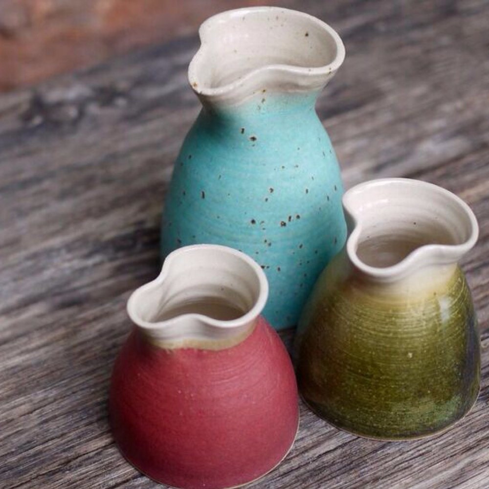 Beautifully hand-thrown pottery by TheVillagePottery on Etsy