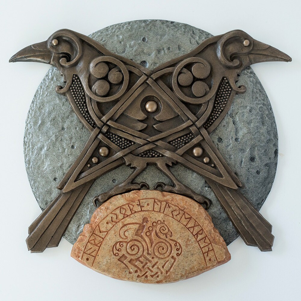 The Viking Prow: Coiled Serpent sculpture celebrating the