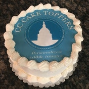 Personalized Cake & Cupcake Toppers by CCCakeToppers on Etsy