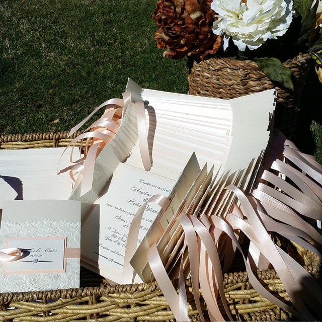 Artsy Wedding Invitations by inkandlove on Etsy