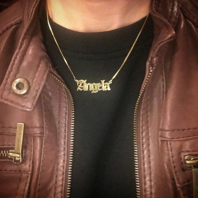 Best Name Necklace Monogram Necklaces Bar by bestnamenecklace