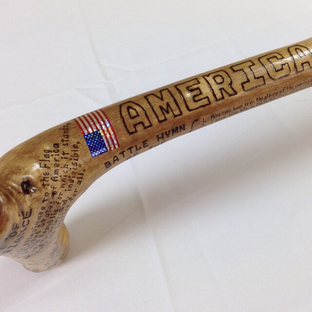 Hand carved Christian art staffs and walking by RandyLeeJeffers